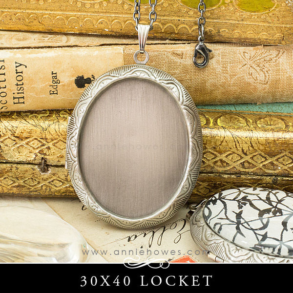 Photo Locket DIY Necklace Cameo Locket – Annie Howes